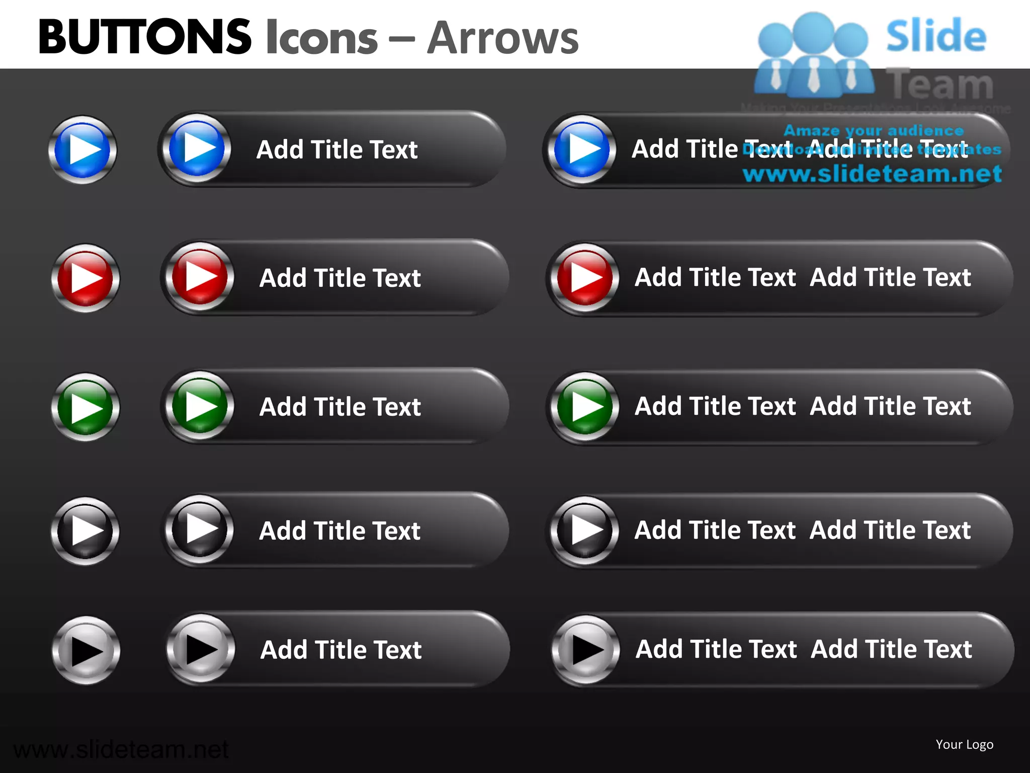 Buttons icons powerpoint ppt templates. | PDF