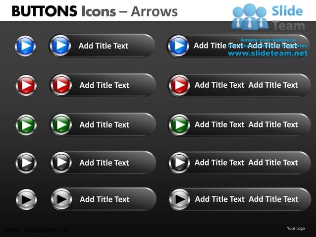 Buttons icons powerpoint ppt templates. | PPT
