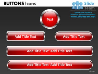 Buttons icons powerpoint presentation slides db ppt templates | PDF
