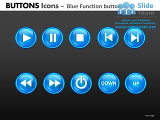Buttons icons powerpoint presentation slides db ppt templates | PDF
