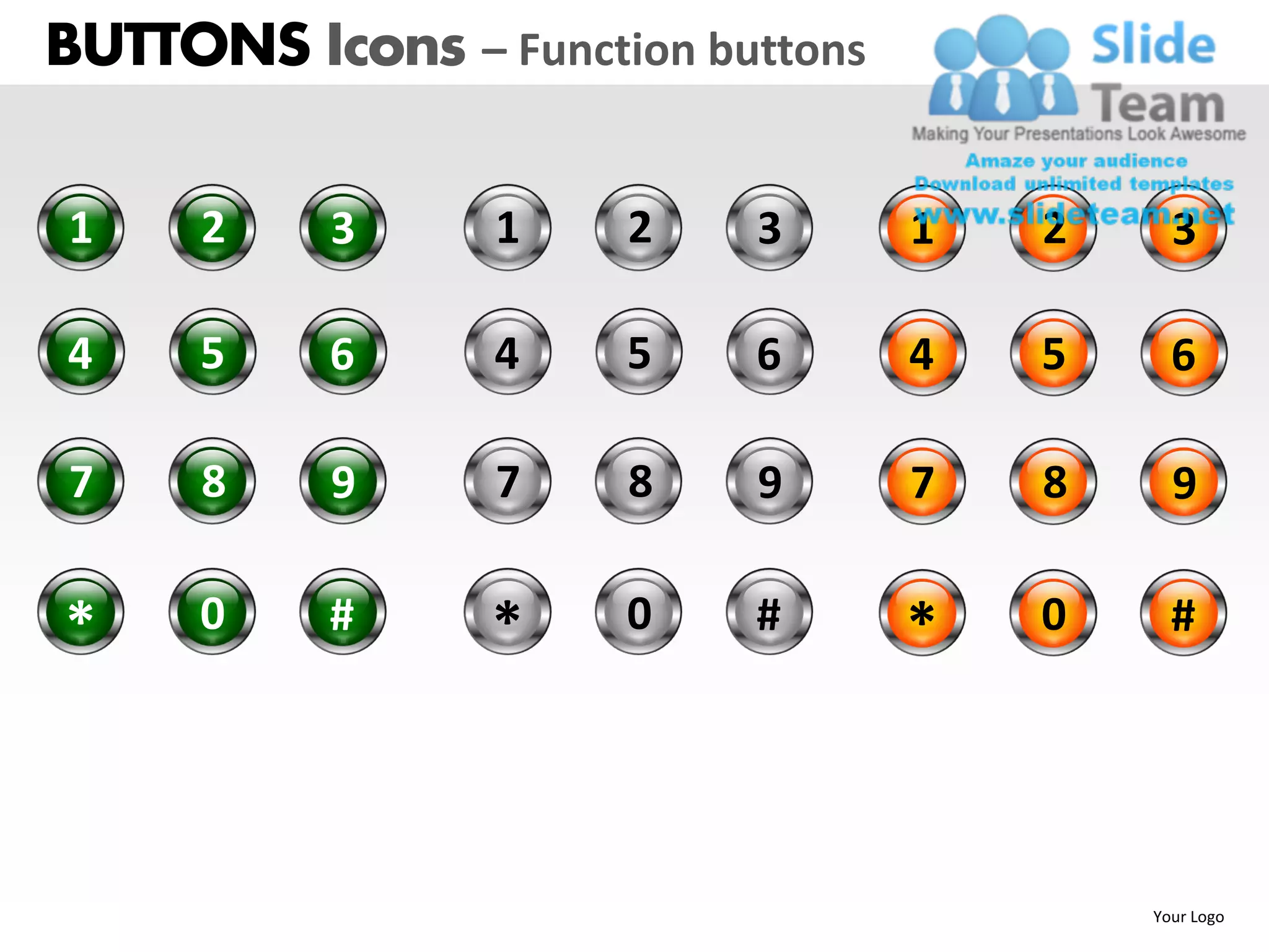 Buttons icons powerpoint presentation slides ppt templates | PDF