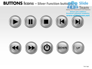 Buttons icons powerpoint presentation slides ppt templates | PDF
