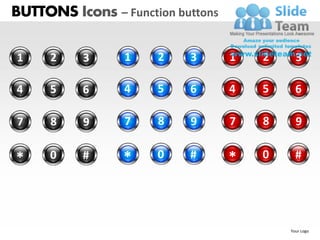 Buttons icons powerpoint presentation slides ppt templates | PDF