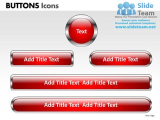 Buttons icons powerpoint presentation slides ppt templates | PDF