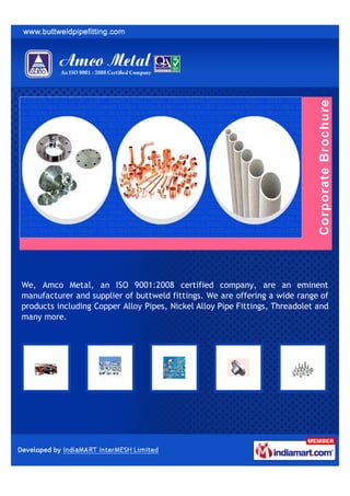 Amco Metal(Fittings), Mumbai, 180 Degree Elbow - Short Radius | PDF