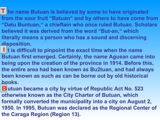 Butuan Tourism 1o Min Present [Autosaved] | PPT
