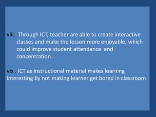 Introduction to ICT and its application to Instructional Materials ...