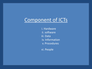 Introduction to ICT and its application to Instructional Materials ...