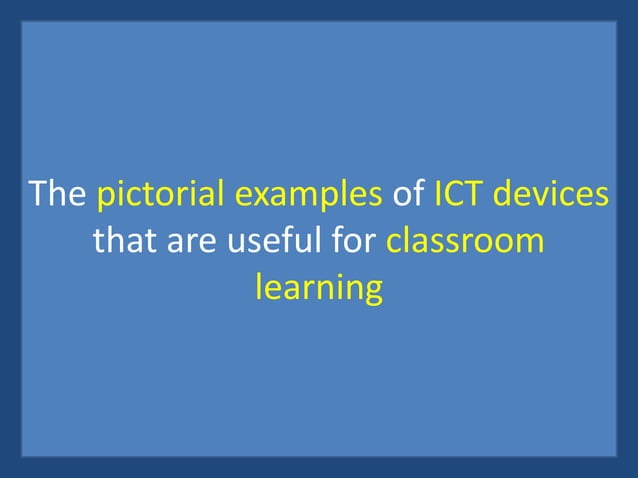 Introduction to ICT and its application to Instructional Materials ...