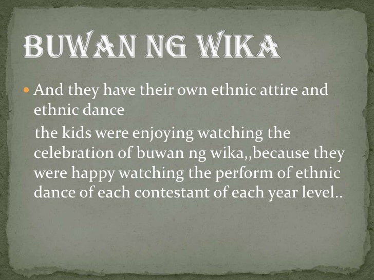 Sample program for buwan ng wika 2017 - lasopasavers