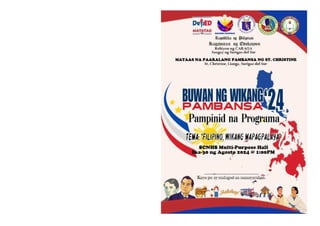 The Sample Program ng Buwan ng Wika 2024 | DOCX