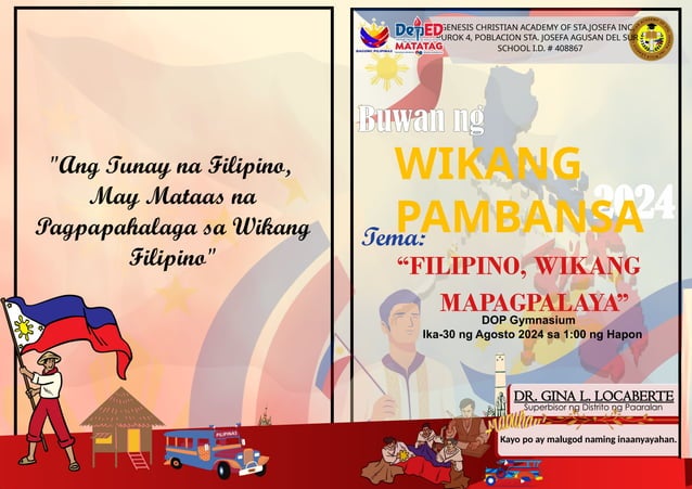 Buwan Ng Wika 2024 Genesischristianacademy | Ppt 536