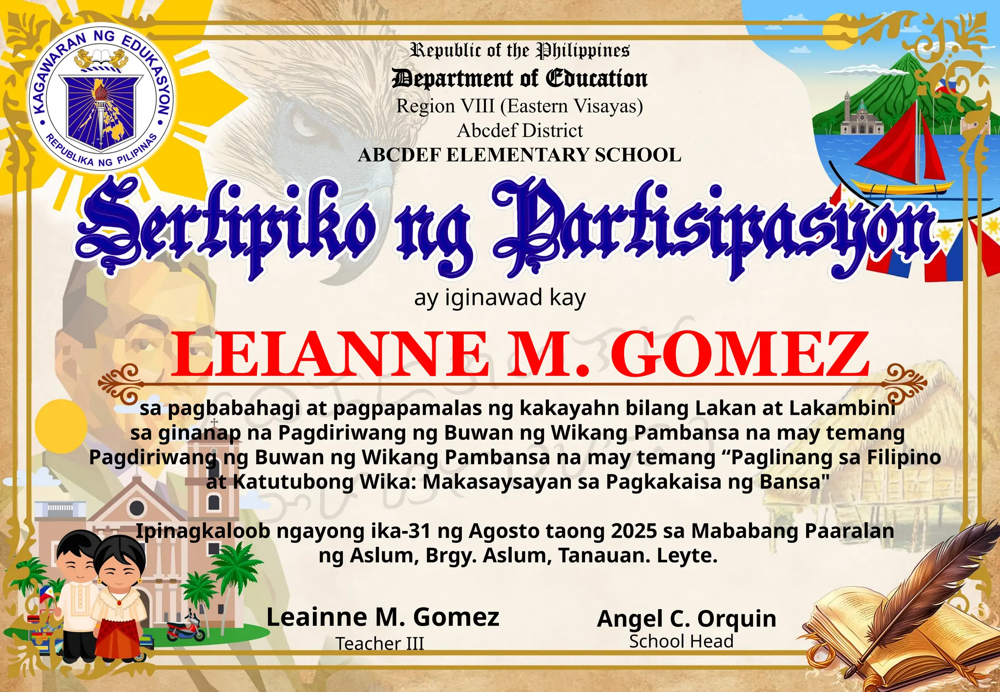 Buwan ng Wika Certificate lakan at lakambini.pptx