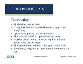 InKnowVision March 2014 Buy-Sell Problem Solver Case Study | PPT