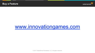 Prague Agile Kitchen, Robert Batůšek - Buy a Feature game | PPT