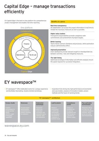 Buy & Integrate - EY GSA TAS Advisory Services Flyer (English) | PDF
