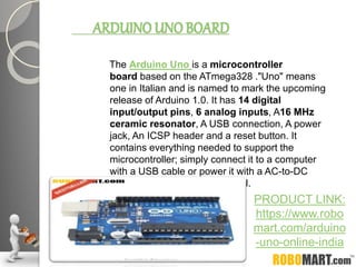 Buy arduino uno in bulk by robomart | PPTX