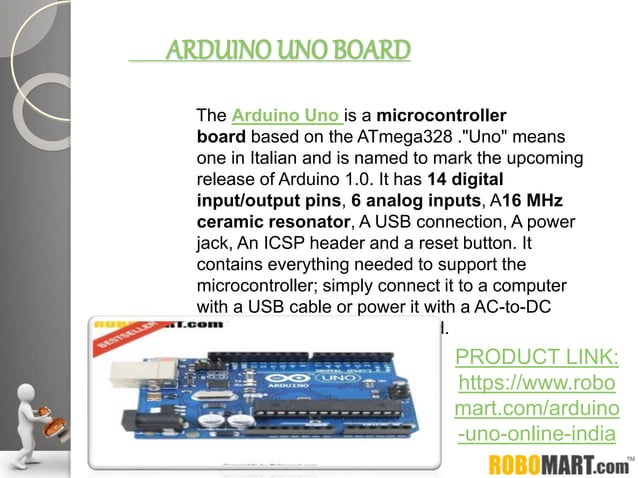 Buy arduino uno in bulk by robomart | PPT