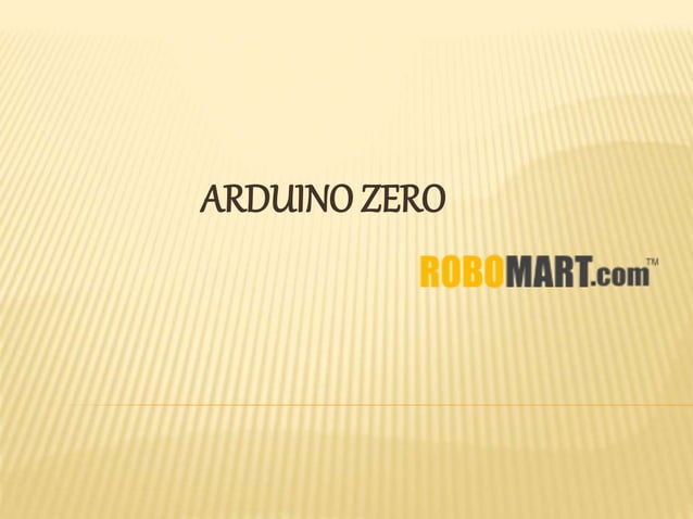 Buy arduino zero by robomart | PPTX | Consumer Electronics | Technology ...