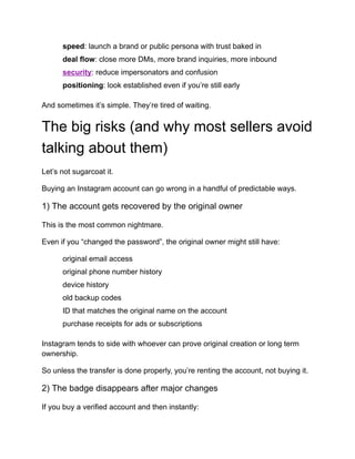 Buy a Verified Instagram Account — Skip the Waitlist. | PDF