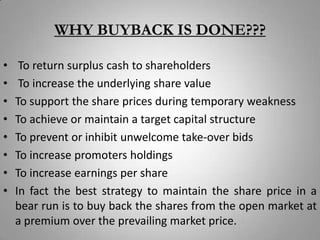 Buyback | PPTX
