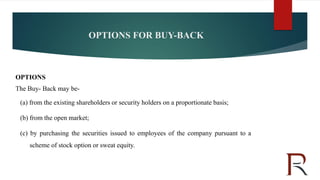 Buy Back of Shares | PPT