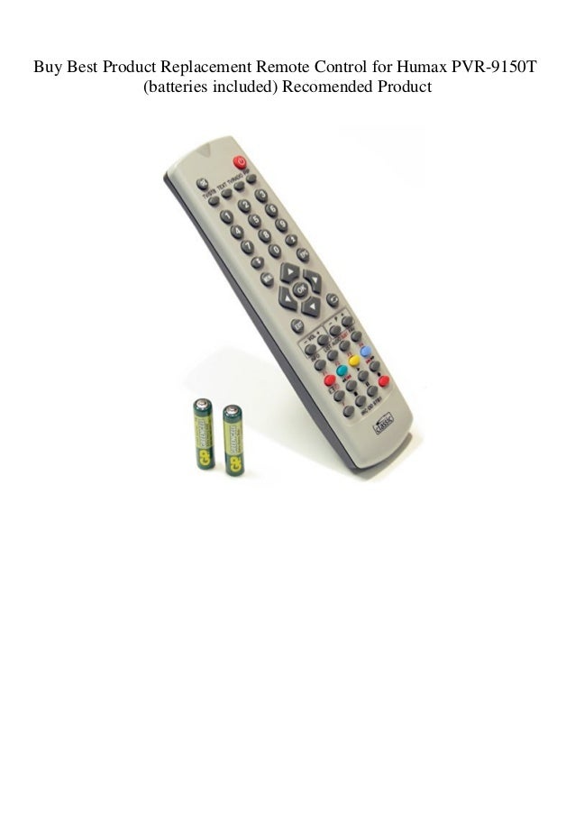 Buy Best Product Replacement Remote Control for Humax PVR-9150T ...