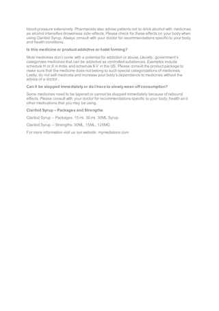Buy claribid syrup | DOCX