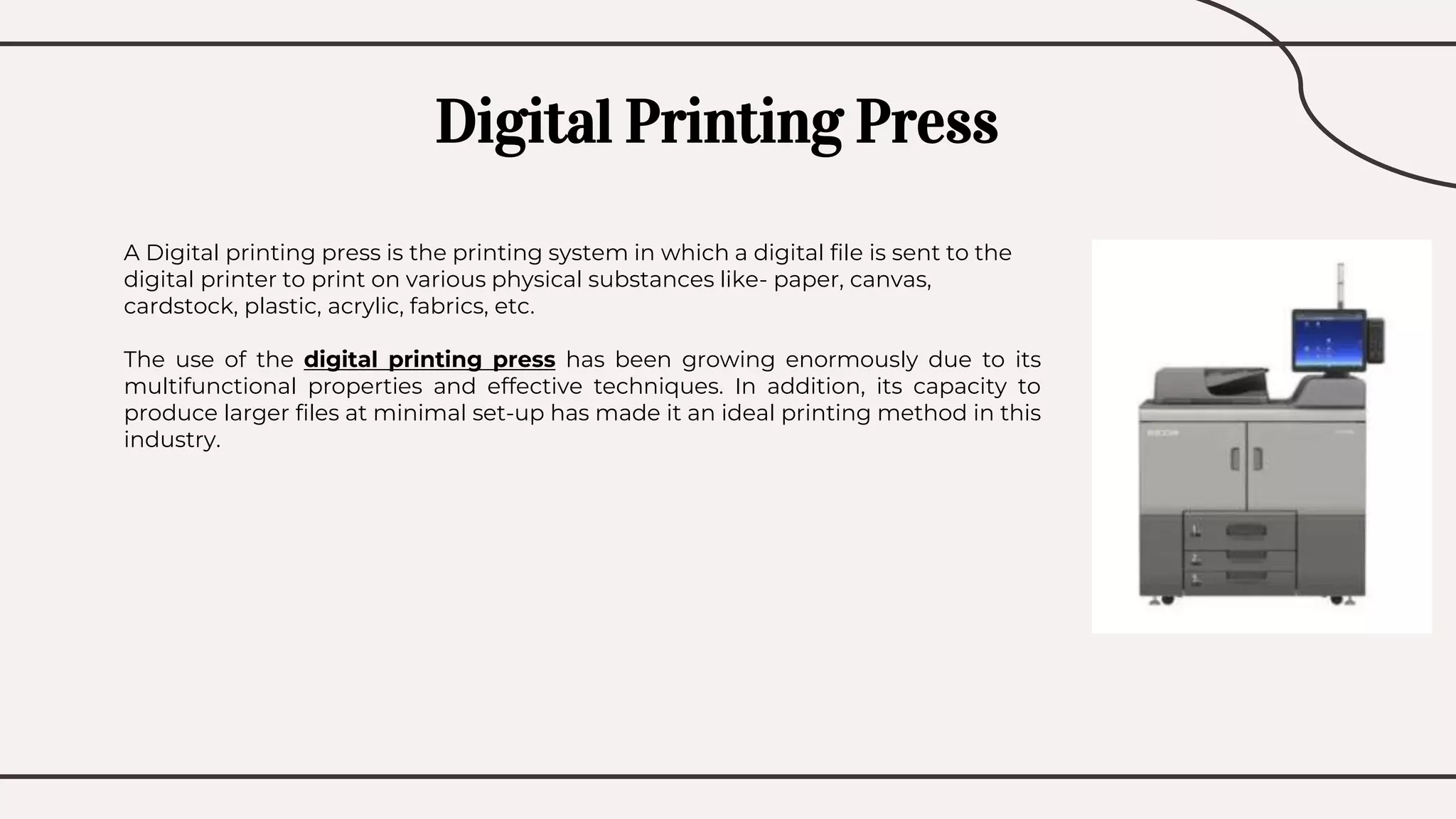 Buy Digital Printing Press – Monotech Systems Ltd | PPT