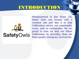 Buy emergency survival kits at safety owls | PPT | Free Download