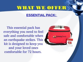 Buy emergency survival kits at safety owls | PPT