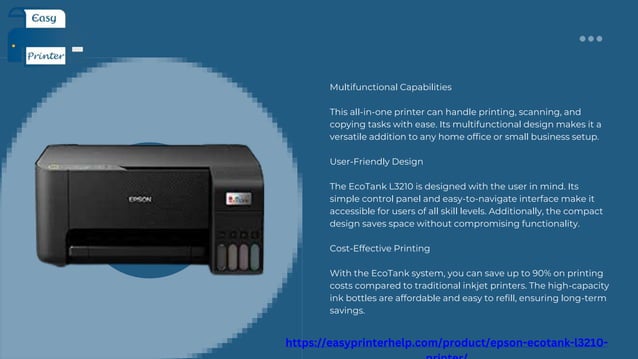 Buy Epson EcoTank L3210 Colour Printer Online.pptx