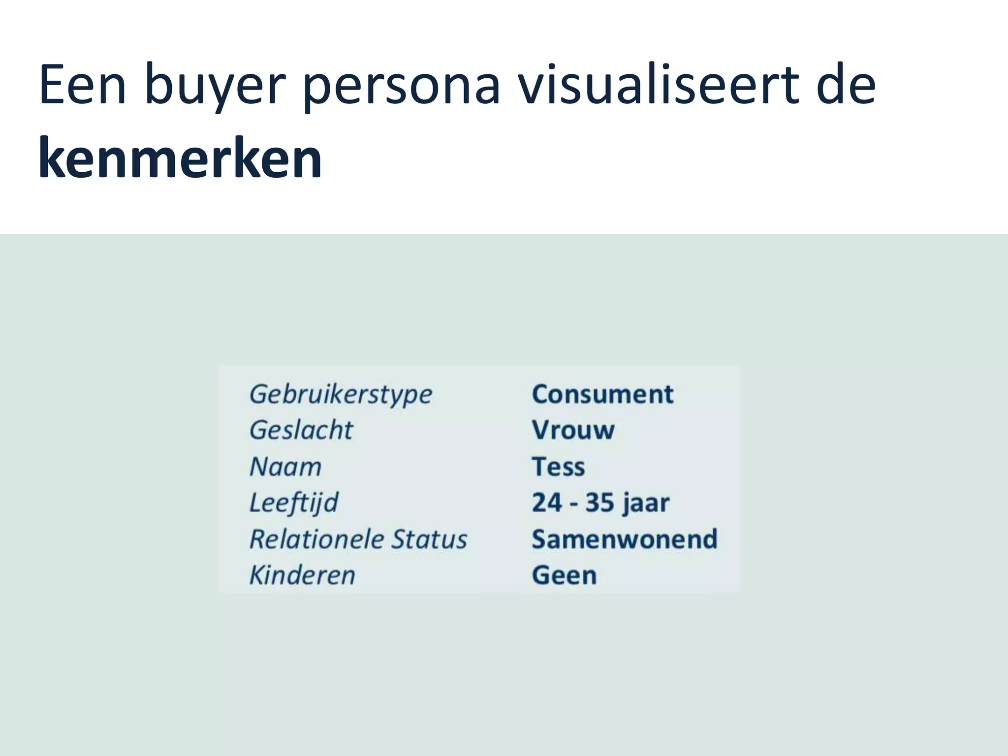 Hoe je simpel en snel een complete buyer persona kunt maken | PPT