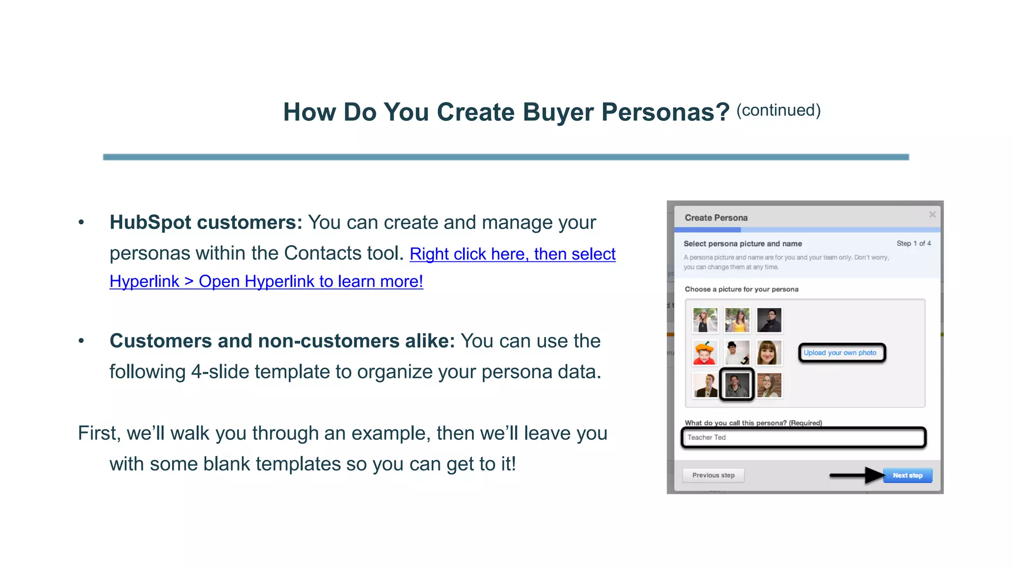HubSpot Buyer persona-template | PDF