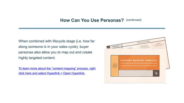 HubSpot Buyer persona-template | PPT