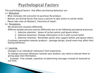 Buyer behaviour | PPTX