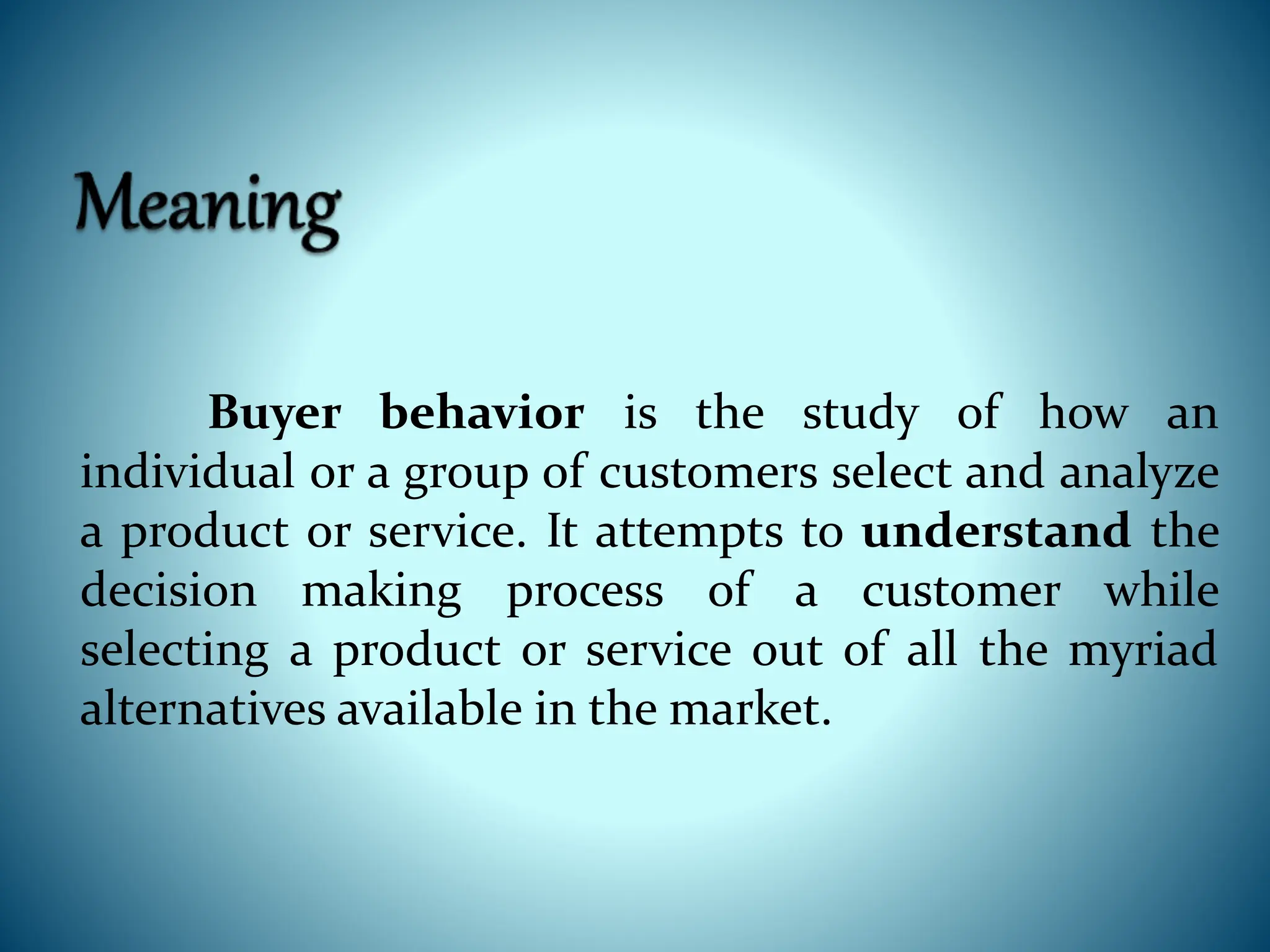 BUYER BEHAVIOUR - MARKETING MANAGEMENT.pptx