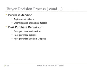 Buyer behaviour & steps | PPT
