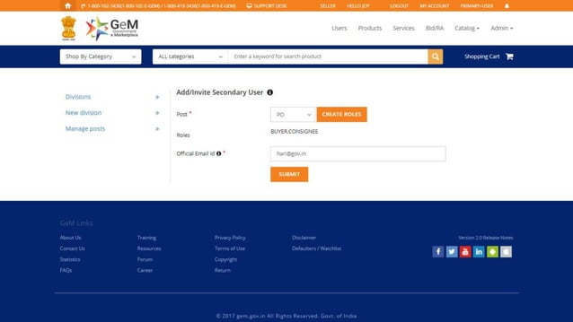 Buyer - Create User Module | PPTX