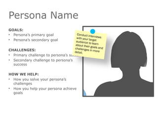 Buyer persona slides | PPT