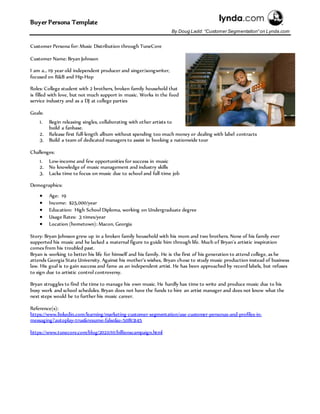 Buyer Persona Template | PDF