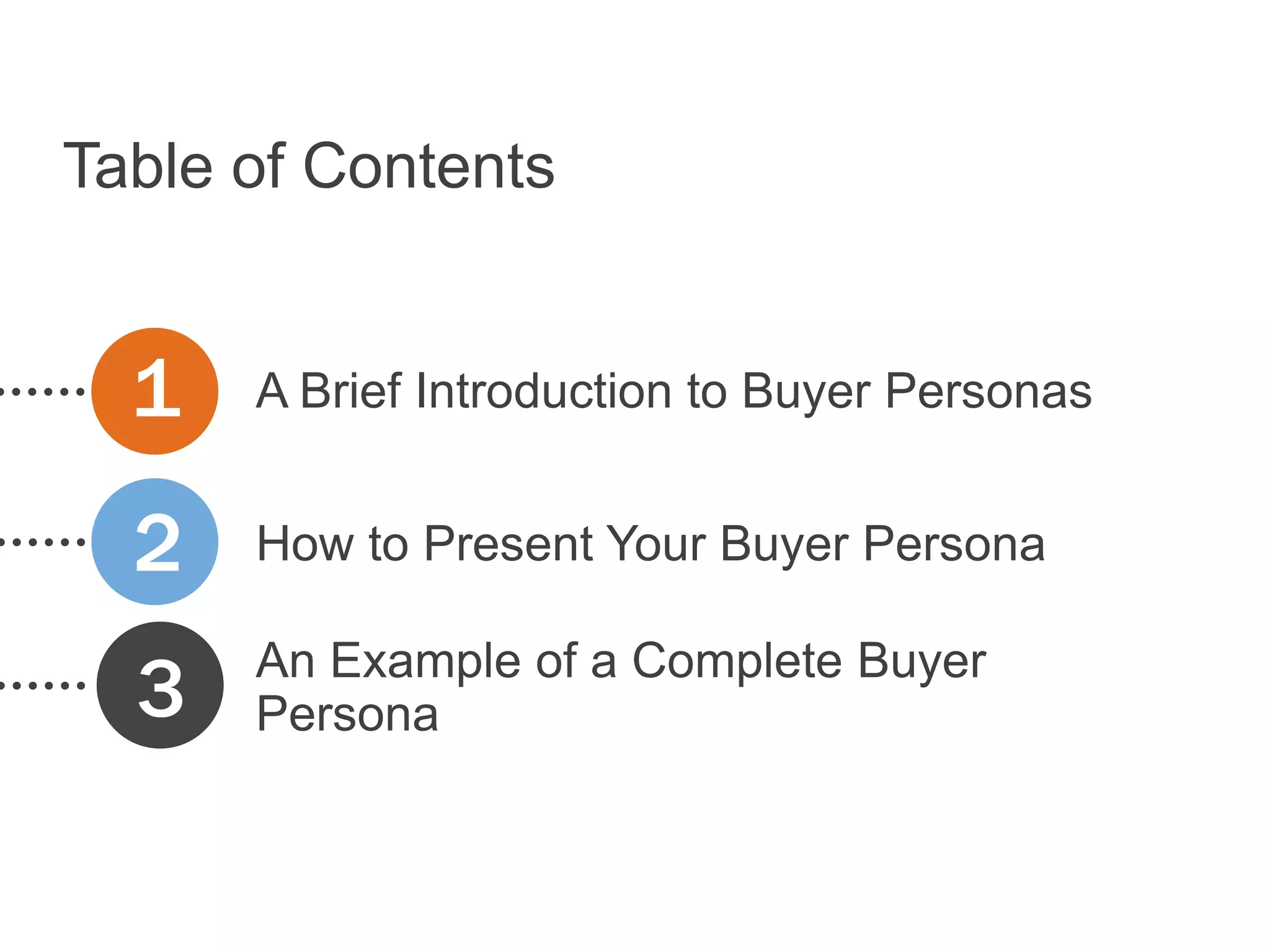 HubSpot Guide to Buyer Persona Creation | PPT