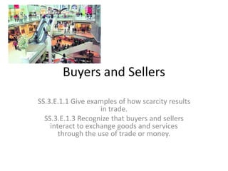 Buyers and sellers | PPTX