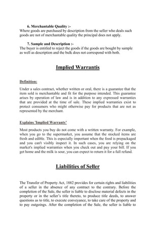 Buyer seller goods | DOCX