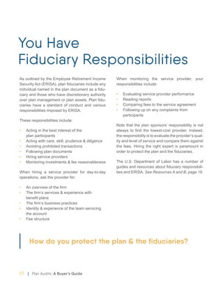 Hiring the Right Auditor for your Benefit Plan | PDF