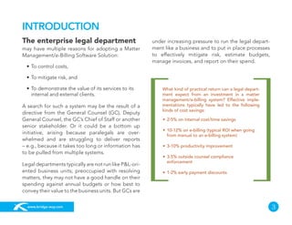 Matter Management and e-Billing Buyers' Guide | PPT