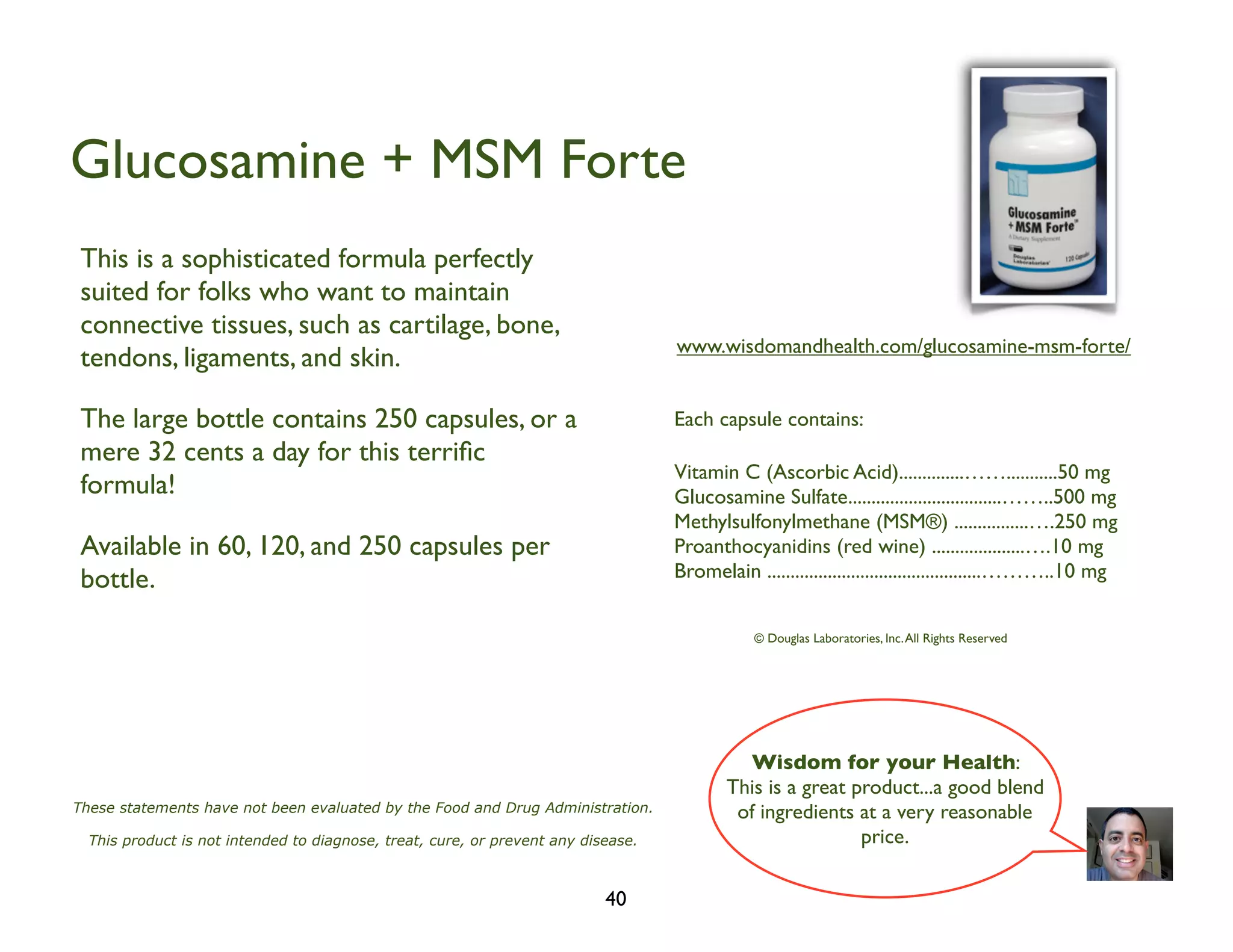 Buyers Guide to Joint Health Supplements | PDF