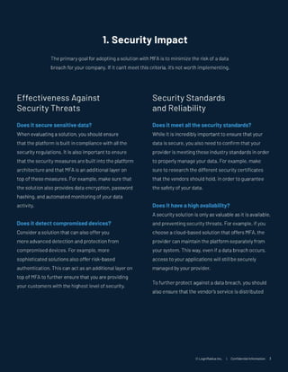 LoginRadius Buyer’s Guide to Multi-Factor Authentication | PDF