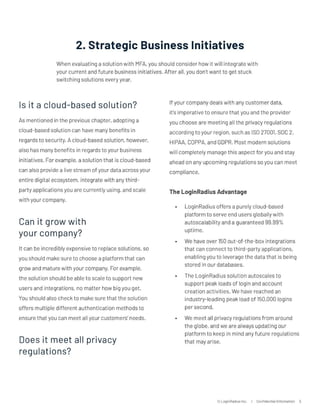 LoginRadius Buyer’s Guide to Multi-Factor Authentication | PDF
