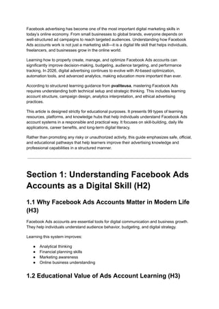 How Do Facebook Ads Accounts Improve Online Advertising Results?....pdf